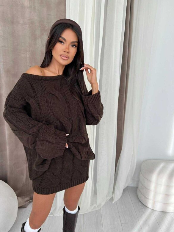 Sweater Linso chocolate | Varlesca