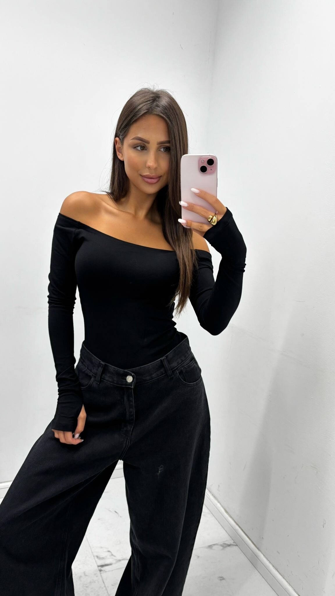 Body Lamante czarne | Varlesca